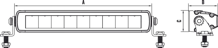Roadvision - STEALTH SERIES S40 - 21 Inch 94W Light Bar | Action Auto