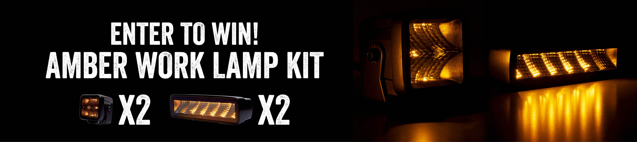 AMBER WORK LAMP KIT COMPETITION 2024 - Roadvision
